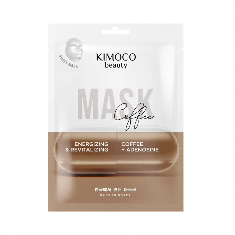 KIMOCO Sheet Mask Coffee Bean Extract & Adenosine